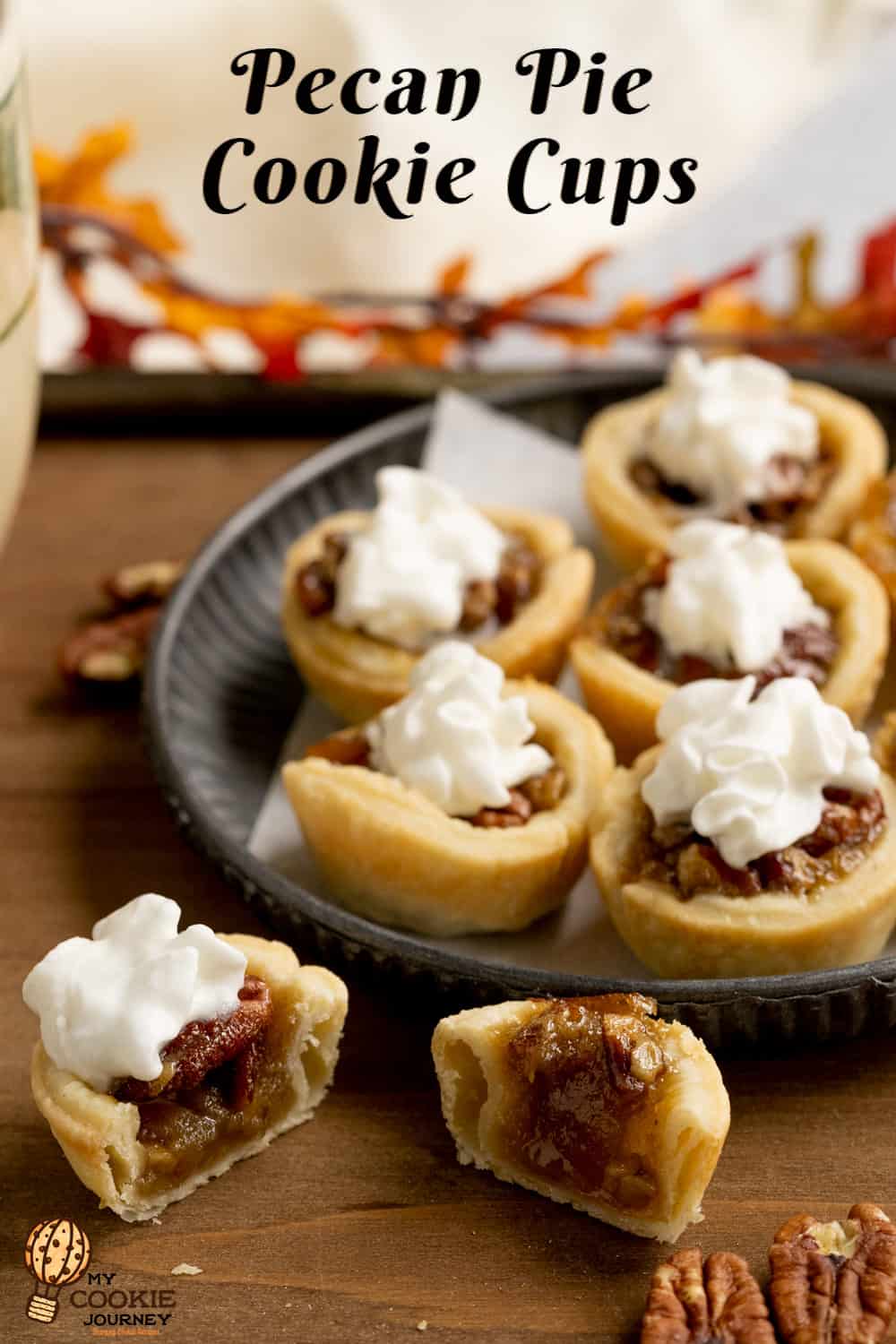Pecan Pie Cookie Cups - My Cookie Journey