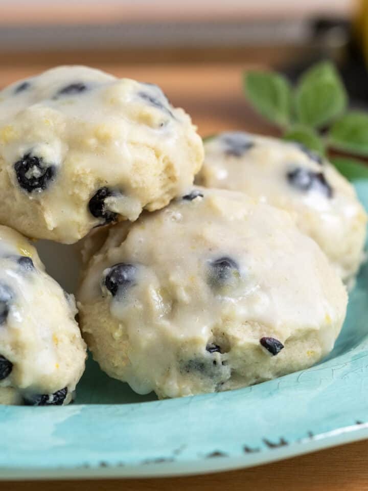 Blueberry with Blueberry Jam Cookies - My Cookie Journey