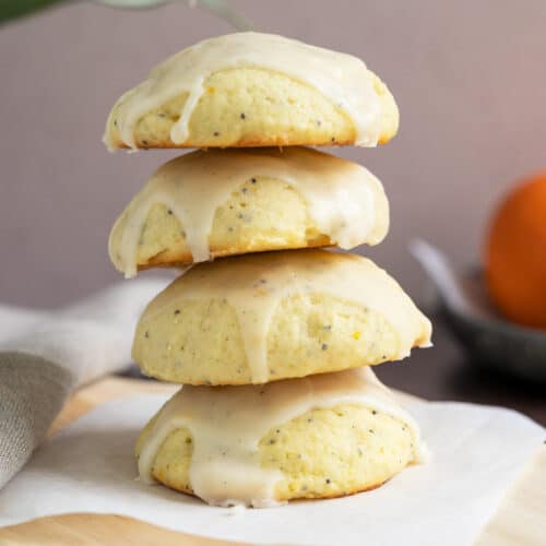 Glazed Ricotta Orange Cookies - My Cookie Journey