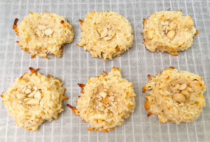 Creamy Coconut Pineapple Macaroons - My Cookie Journey
