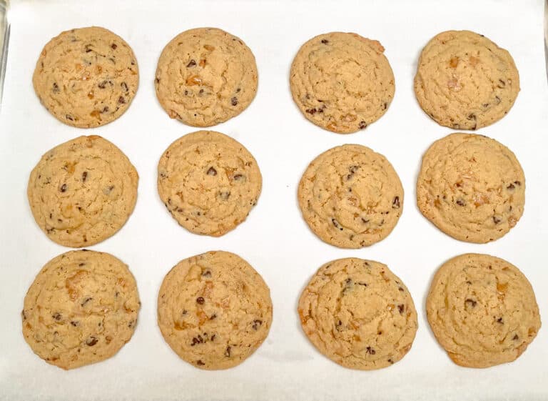 Chocolate English Toffee Bit Cookies - My Cookie Journey
