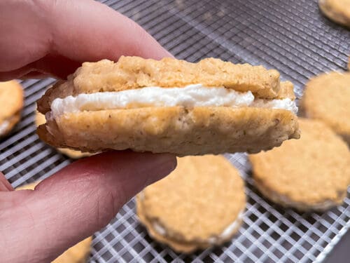 Oatmeal Cream Filled Cookies - My Cookie Journey