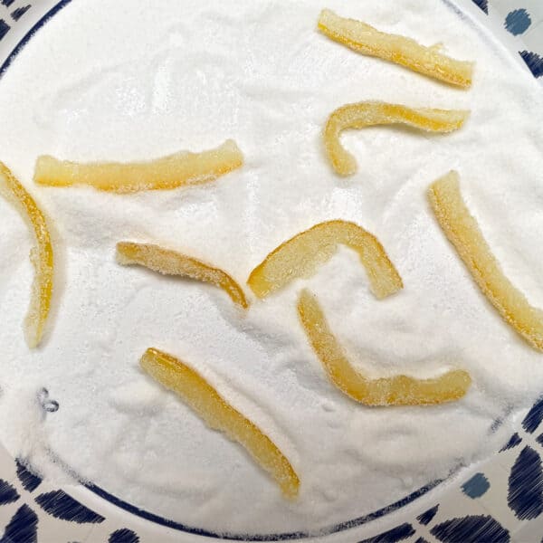Homemade Candied Lemon Peel - My Cookie Journey