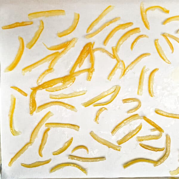 Homemade Candied Lemon Peel - My Cookie Journey