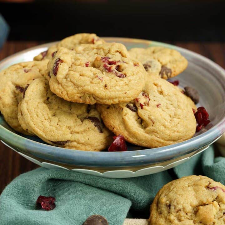 Cranberry and Bittersweet Chocolate Chip Cookies - My Cookie Journey