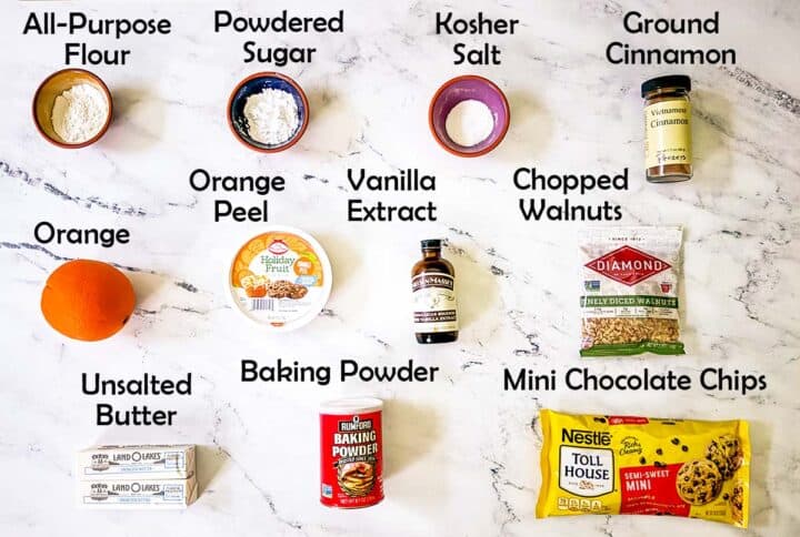 Chocolate with Walnuts and Orange Peel Shortbread Cookies - My Cookie ...