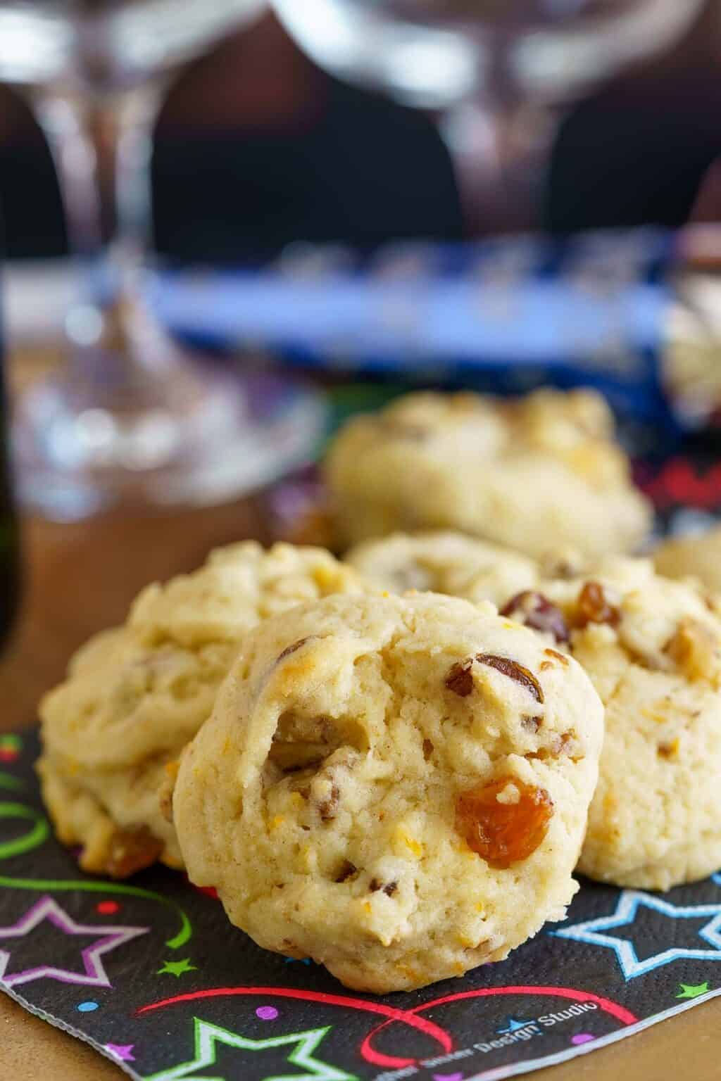 Orange Raisin Date with Walnut Cookies - My Cookie Journey