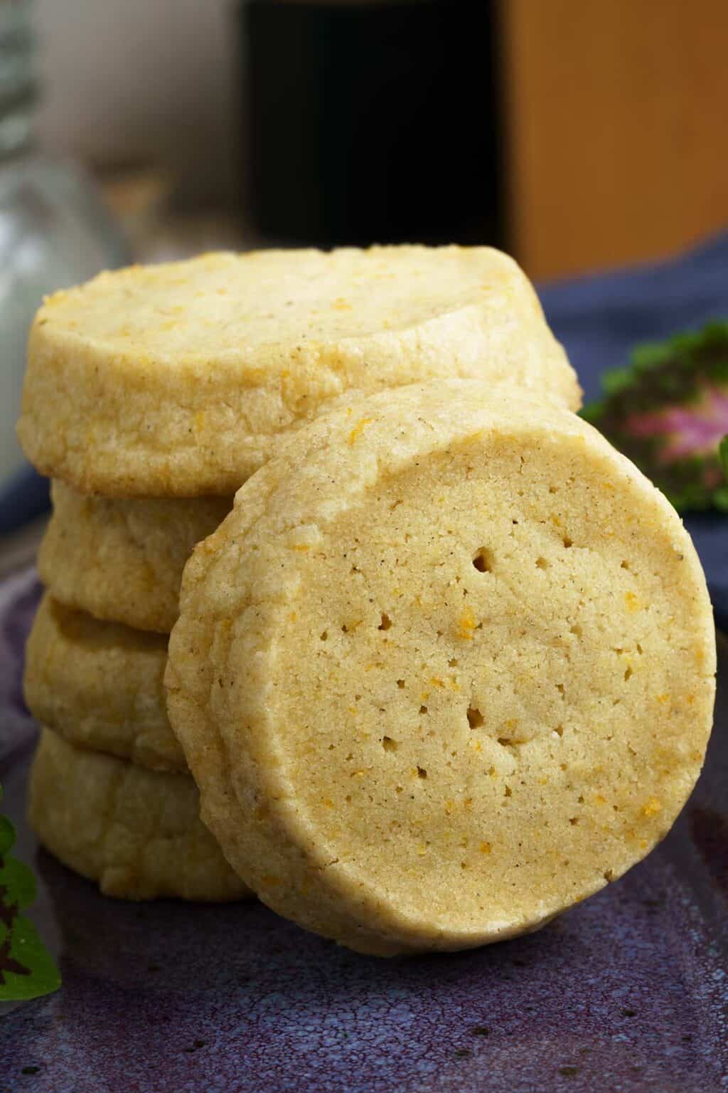 Cardamom Orange Shortbread Cookies - My Cookie Journey